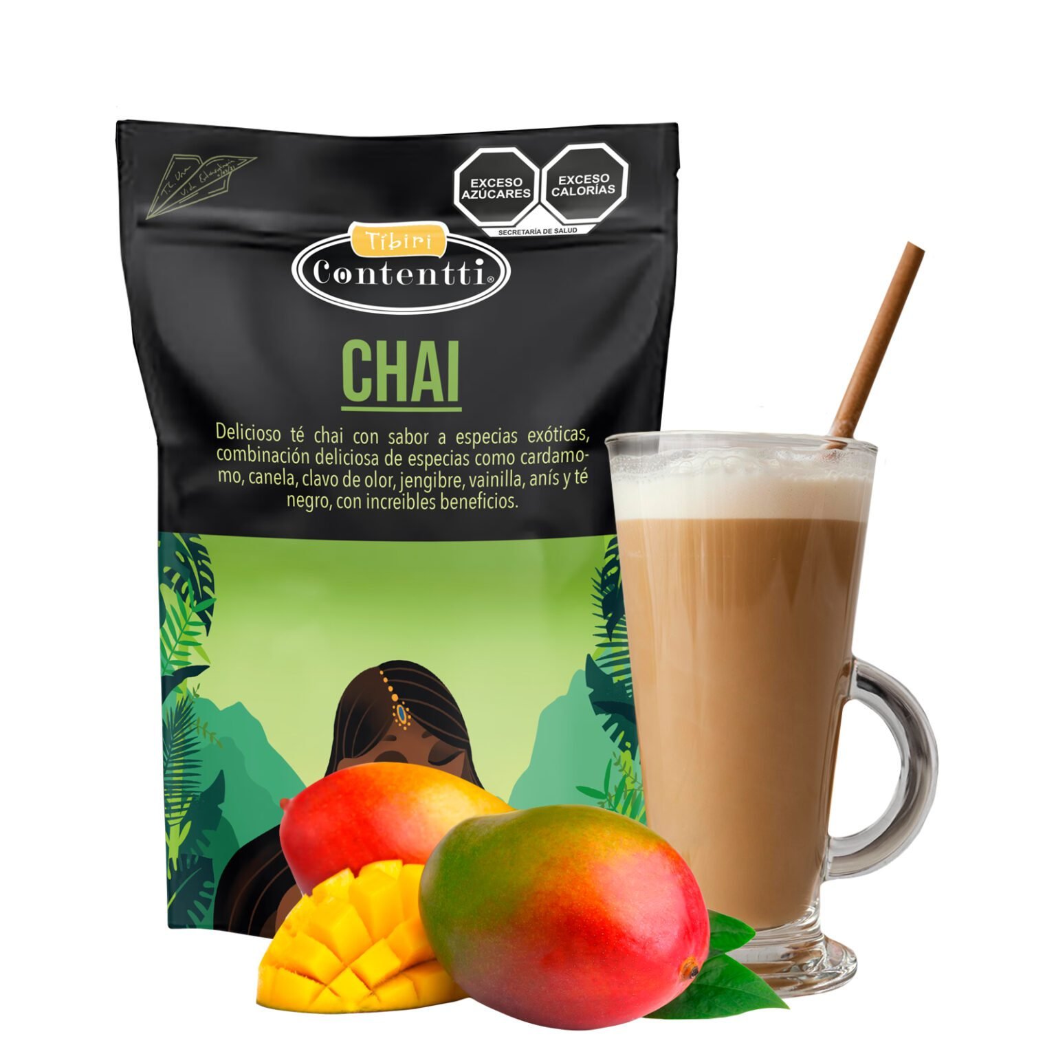 Chai Mango 125 g – Insumos para tu cafeteria – Tíbiri Contentti